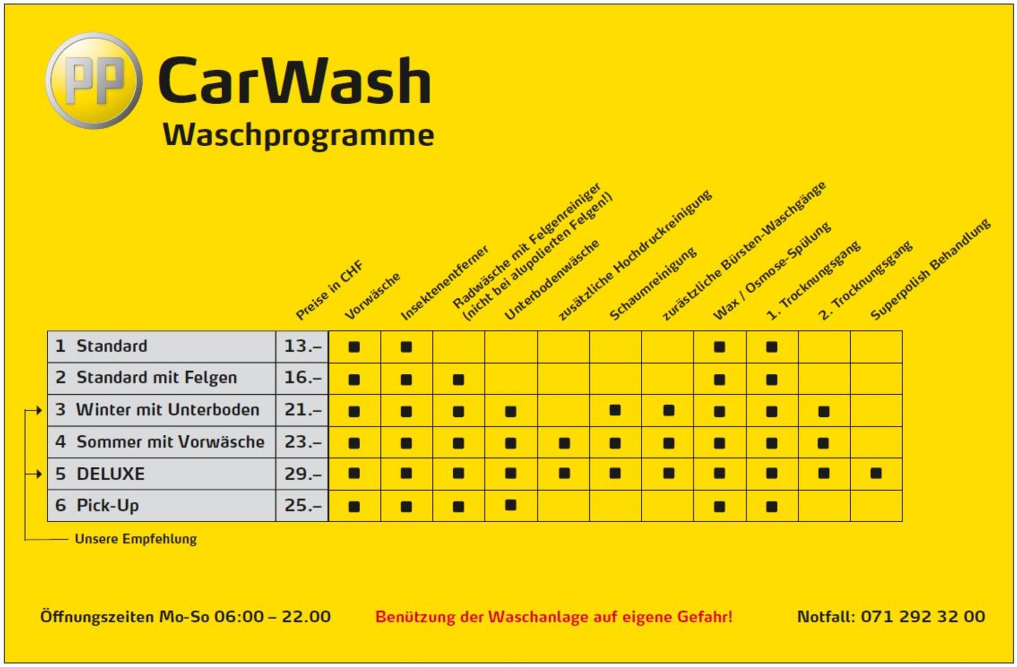 PP CarWash | PP Autotreff AG